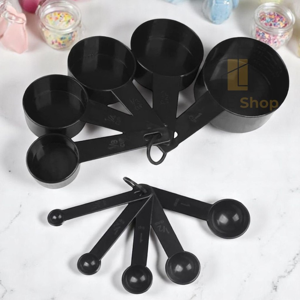 8/10 Peças Jogo de Colher Medidora Inox Copo Medidor Xicaras Kit ...
