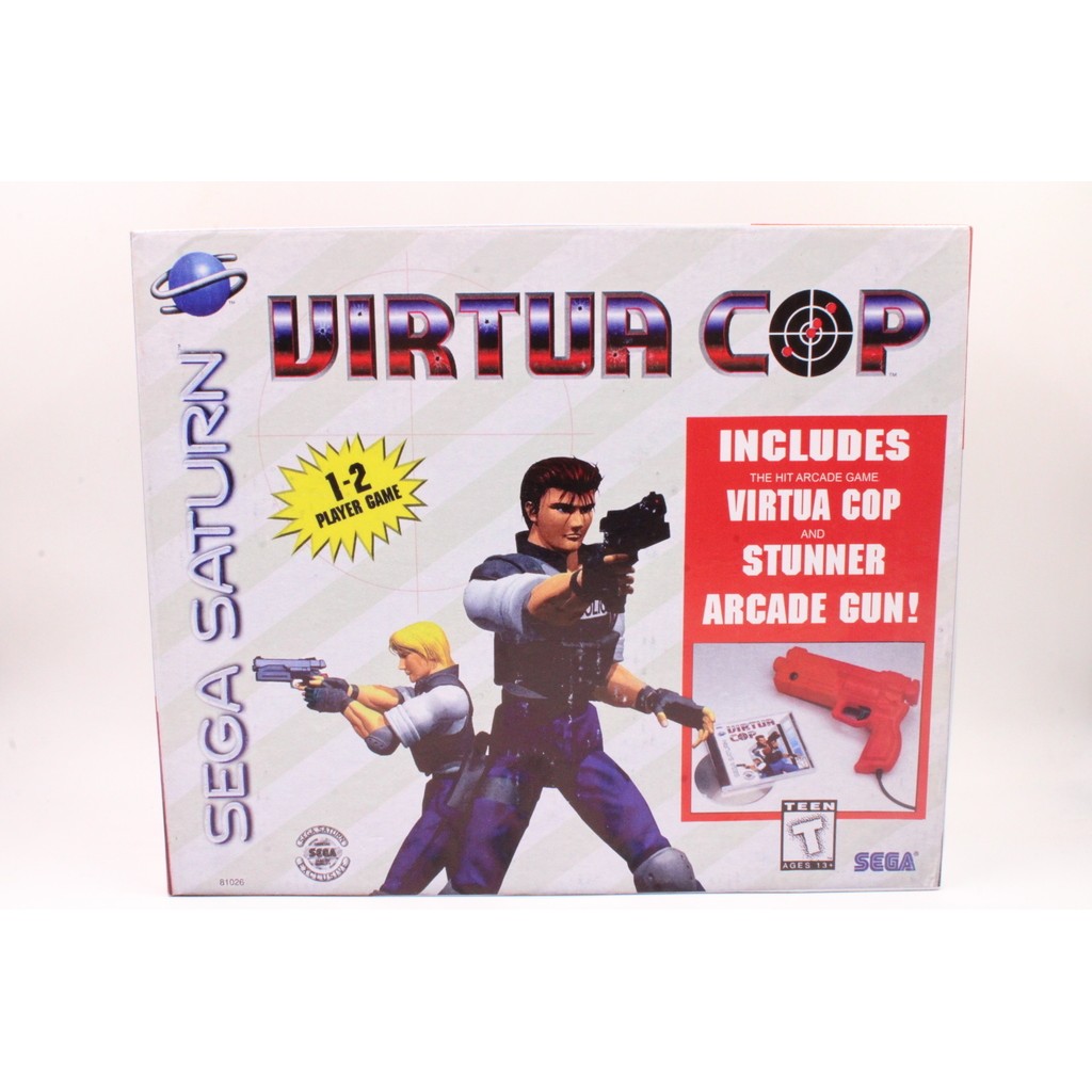 CONTROLE - ARCADE GUN SEGA SATURNO + JOGO VIRTUA COP 2 (1) | Shopee Brasil