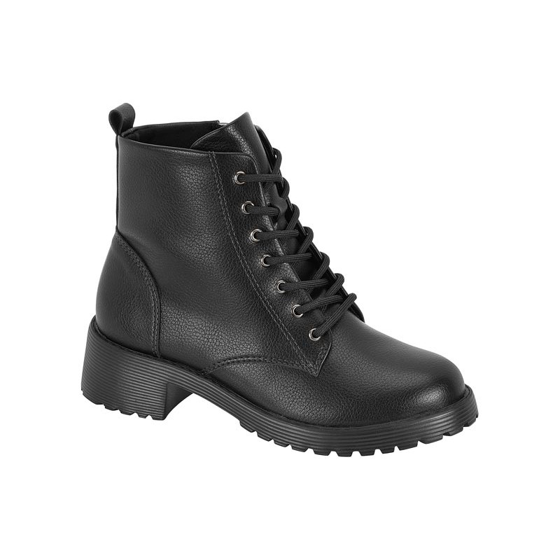 Bota Coturno Feminina Modare Ultraconforto Tratorada Salto Baixo Bloco - 7084.103 | Shopee Brasil