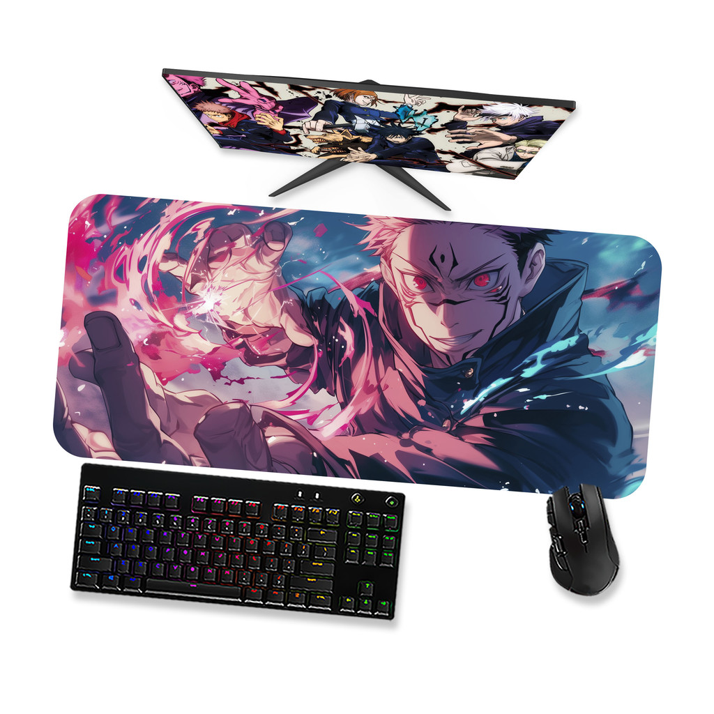 Mouse pad JUJUTSU KAISEN Anime - SUKUNA 5 - Mousepad Gamer 90x40 80x40 ...