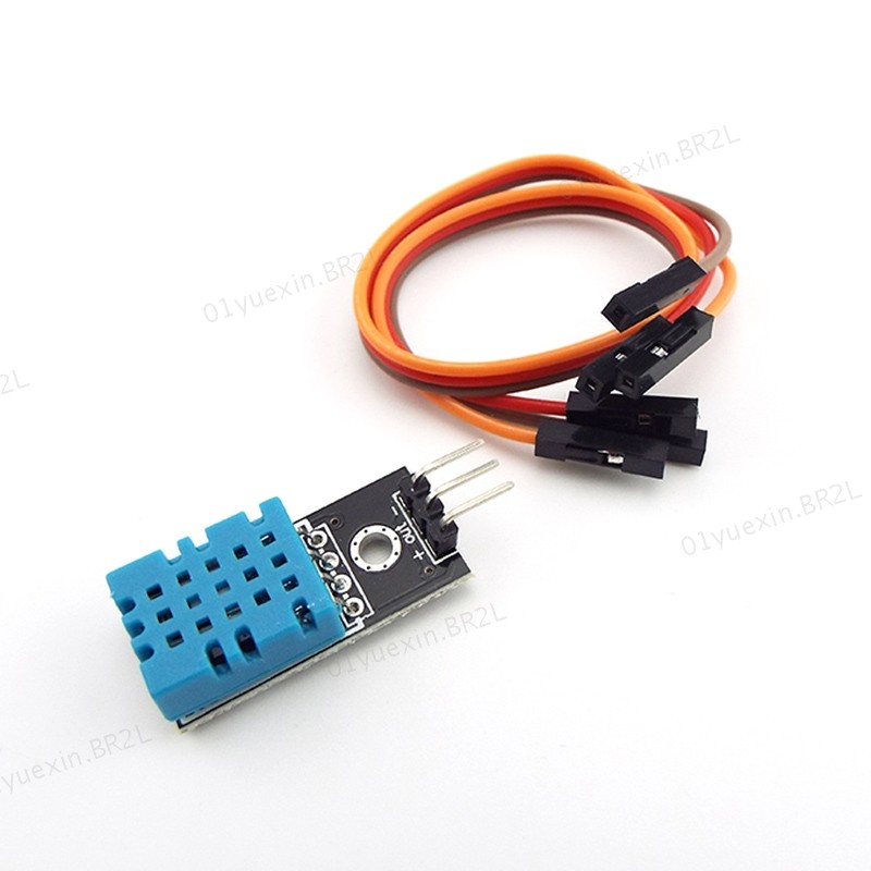 Módulo Sensor De Temperatura E Umidade Relativa DHT11 Com Cabo De Chumbo Para Arduino BR2L ...