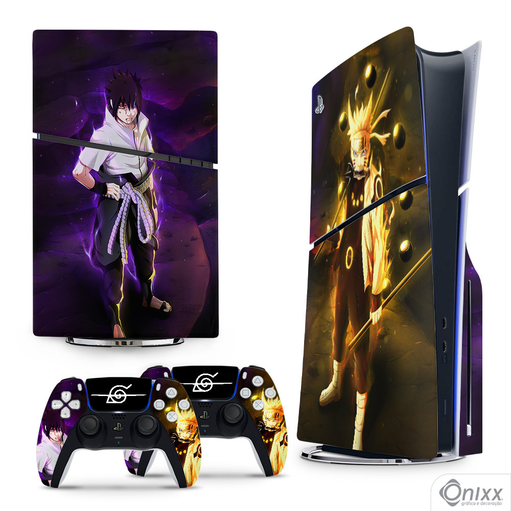 Skin PS5 Slim Adesiva Naruto e Sasuke | Shopee Brasil