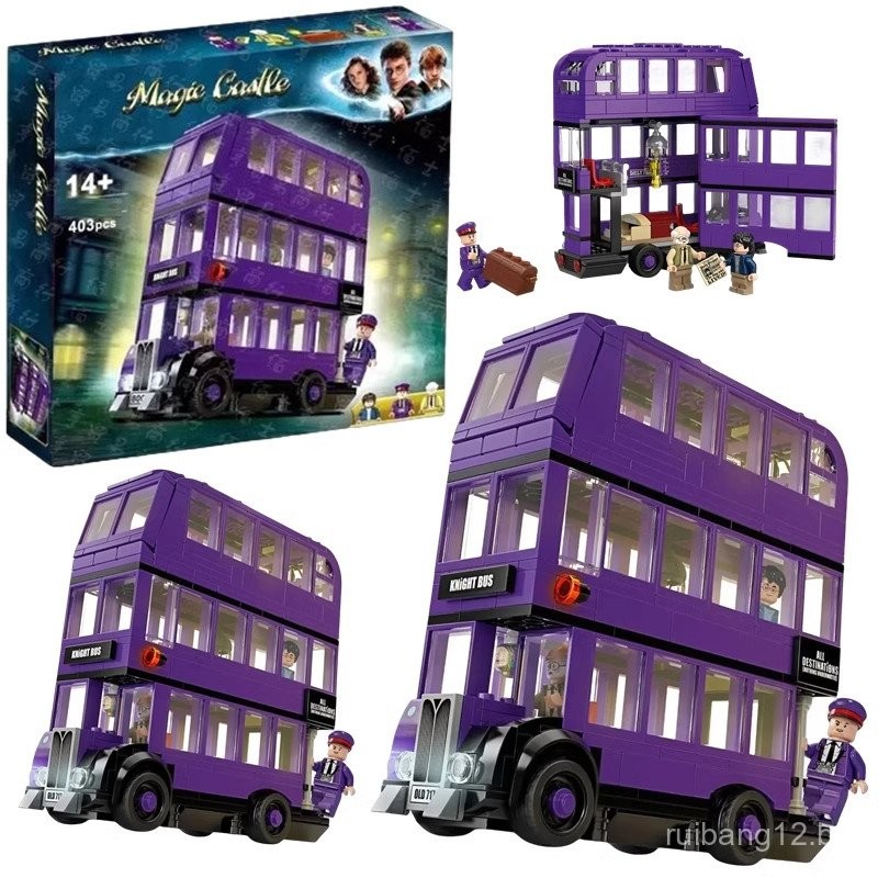 Brinquedo Compatível Harry Potter Cavaleiro Ônibus 75957 Ônibus de Três ...