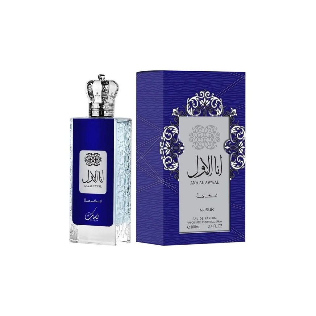 PERFUME NUSUK ANA AL AWWAL BLUE MASC EDP 100ML | Shopee Brasil
