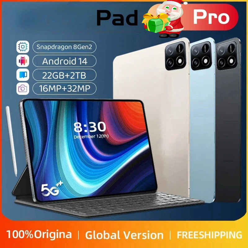 2025 Global 11 polegadas Tablet PC Android 14 Pad 7S Pro 16GB 1TB4K HD ...