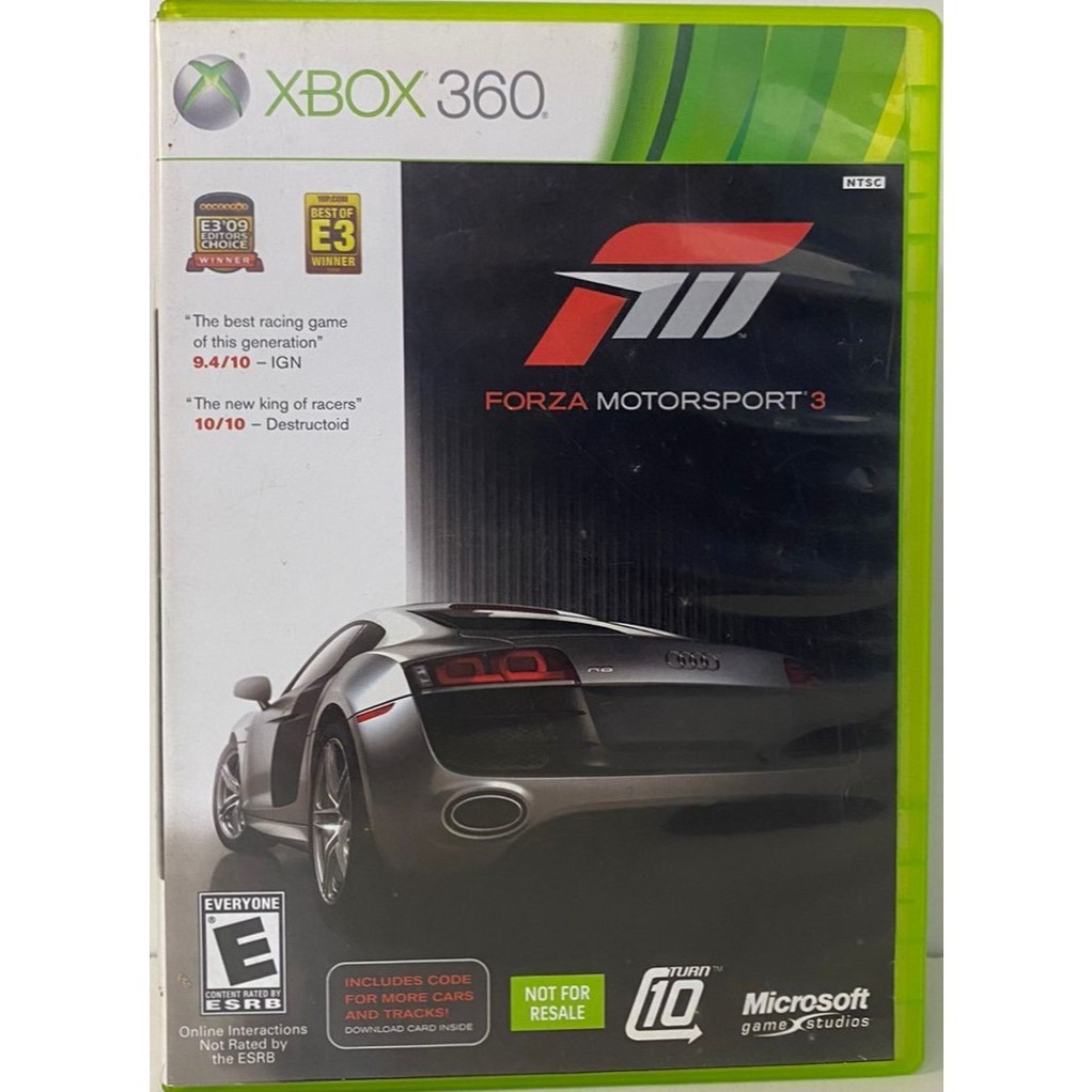 Forza Motorsport 3 - Xbox 360 - Original | Shopee Brasil