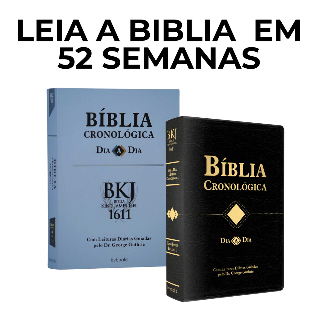 Biblia Bkj King James Fiel 1611 Cronológica Devocional Dia A Dia 2025 ...