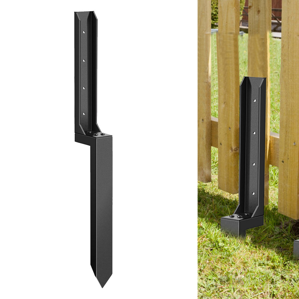Steel Fence Post Support Ground Spike Repair Kit Heavy Duty Stake for ...