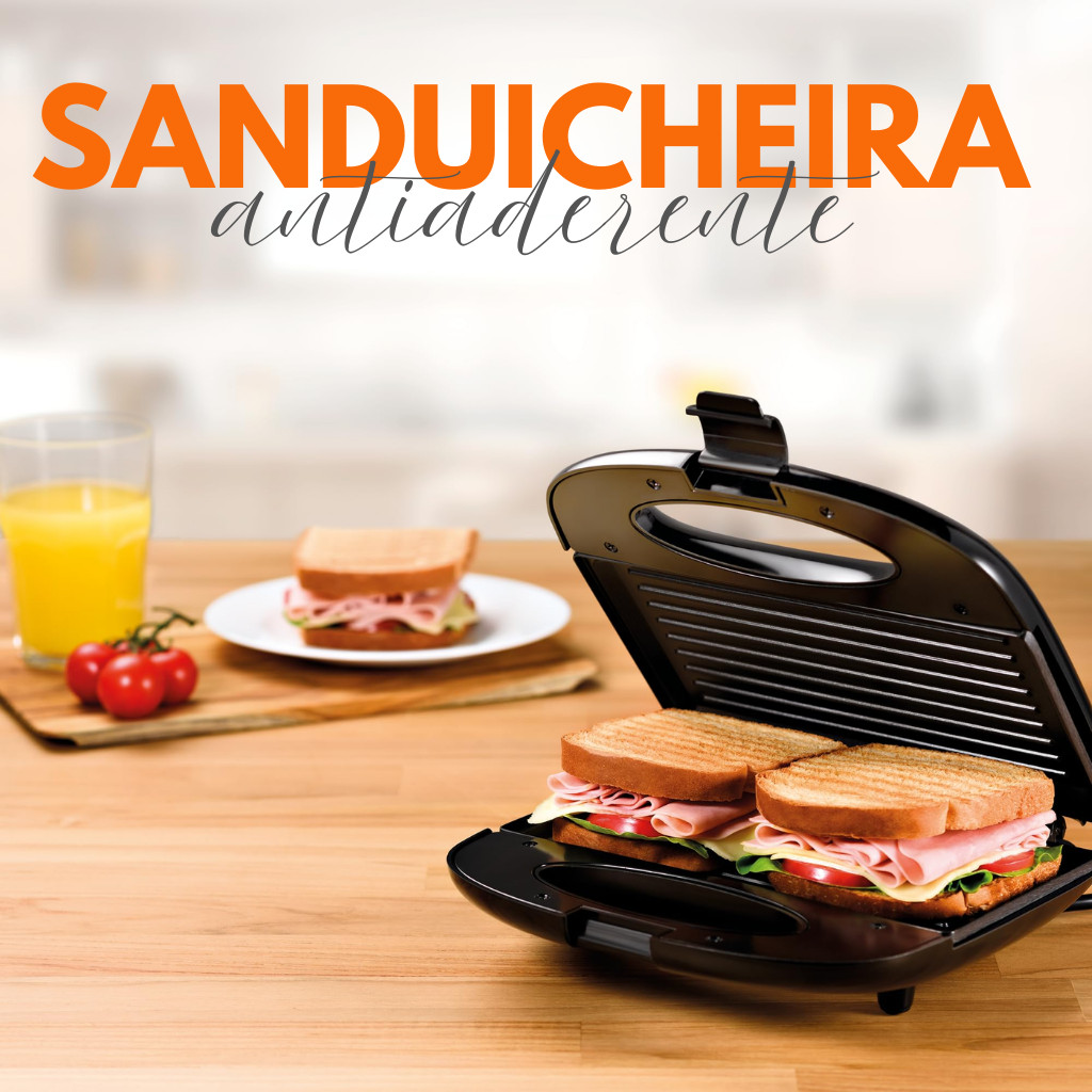 Sanduicheira Elétrica Bak Grill Antiaderente Prime Inox 127V 750W ...