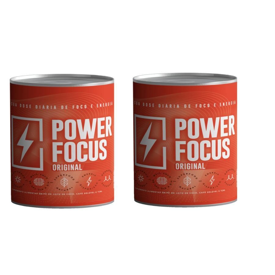 Kit Com 2x Power Focus Cacau Original 220g Cada - Power Focus | Shopee ...