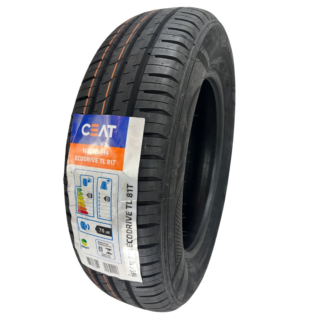 PNEU 165/70R14 81T TL CEAT ECODRIVE FIAT MOBI RENAULT KWID ARO 14 | Shopee Brasil
