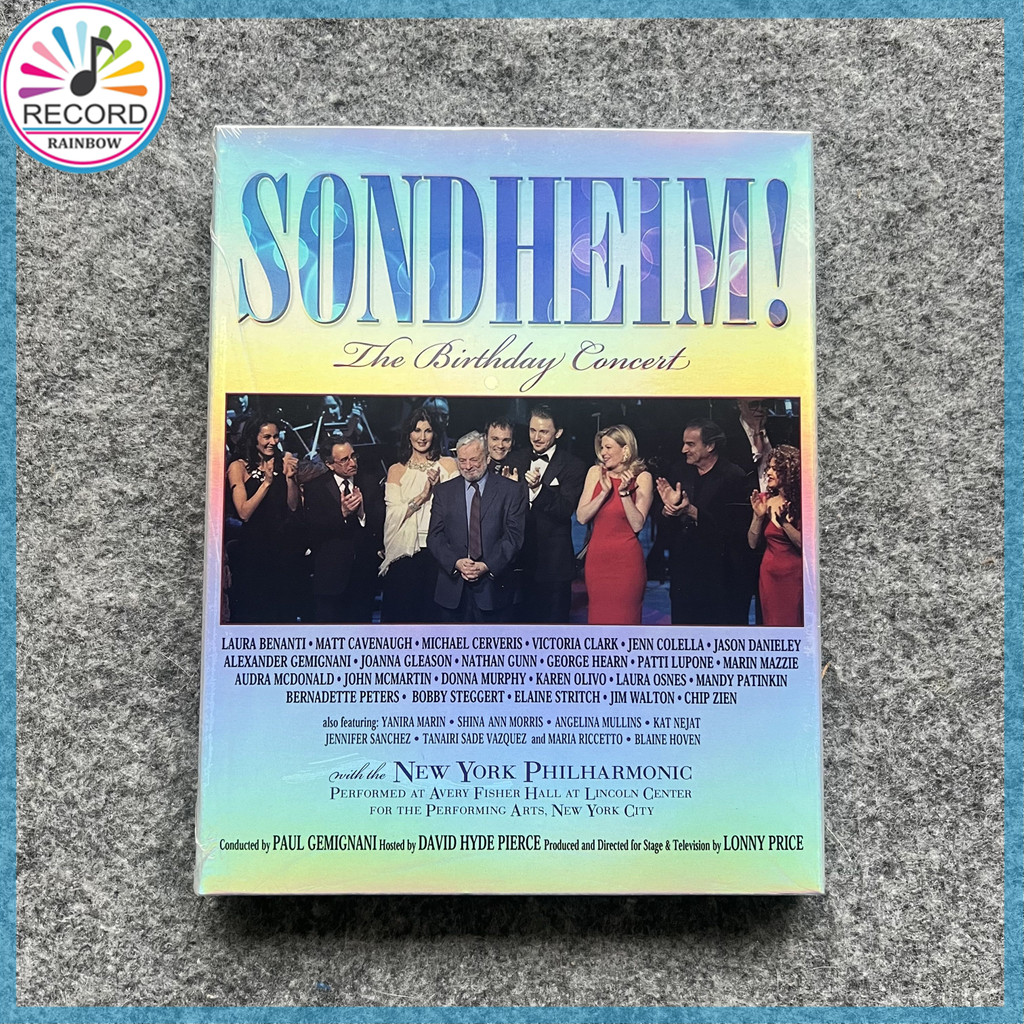 Sondheim! The Birthday Concert Blu-ray Disc Box Set [Lacrado] Brand New ...