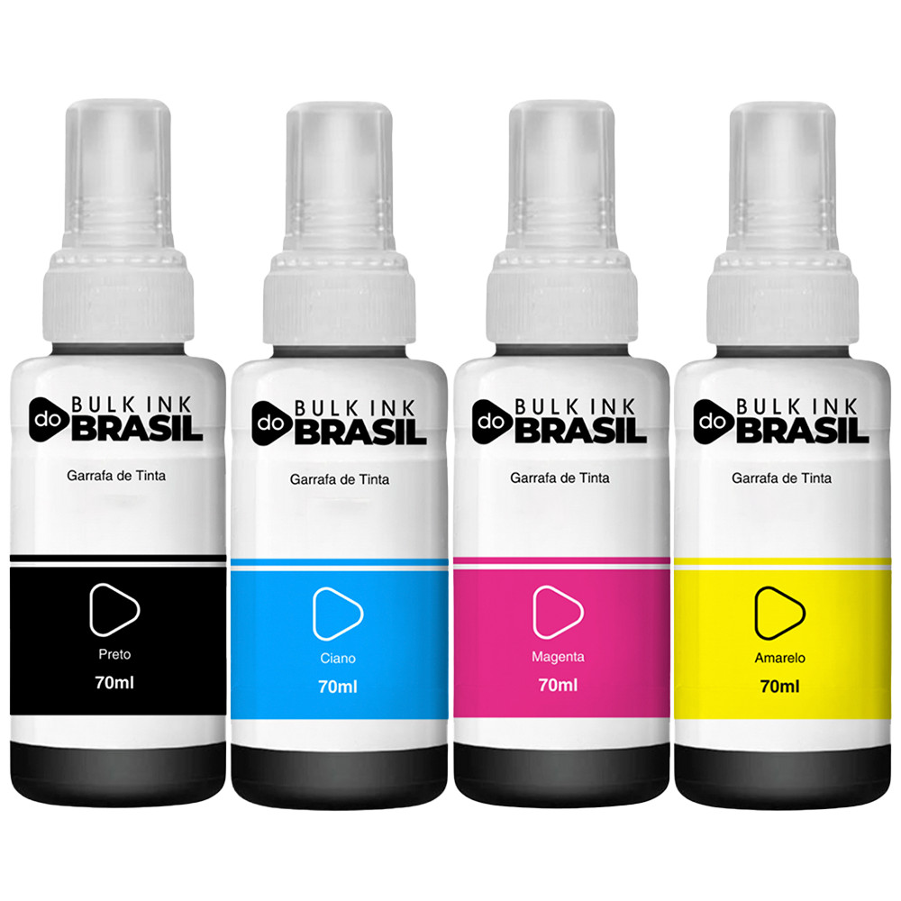 Kit 04 Tintas para L220, L1300, L355, L365, L850, L395, L475, L380 ...