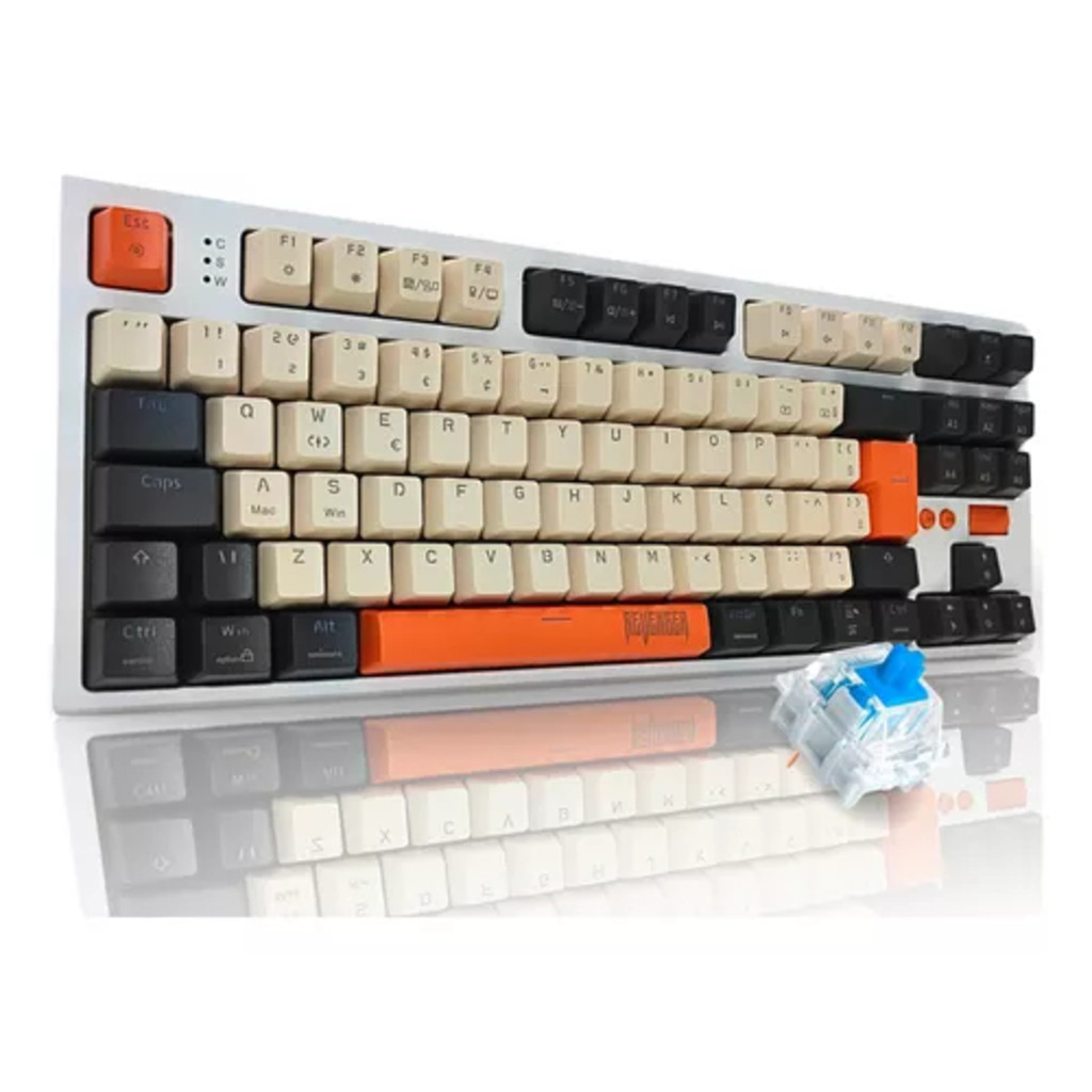 Teclado Gamer Mecânico Blue Switch Led Rgb Usb Pc Ps4 Xbox TE-BKL007 ...