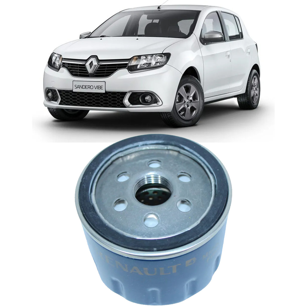 Filtro Oleo Motor Original Renault Captur 2013 a 2021 7711949630 ...