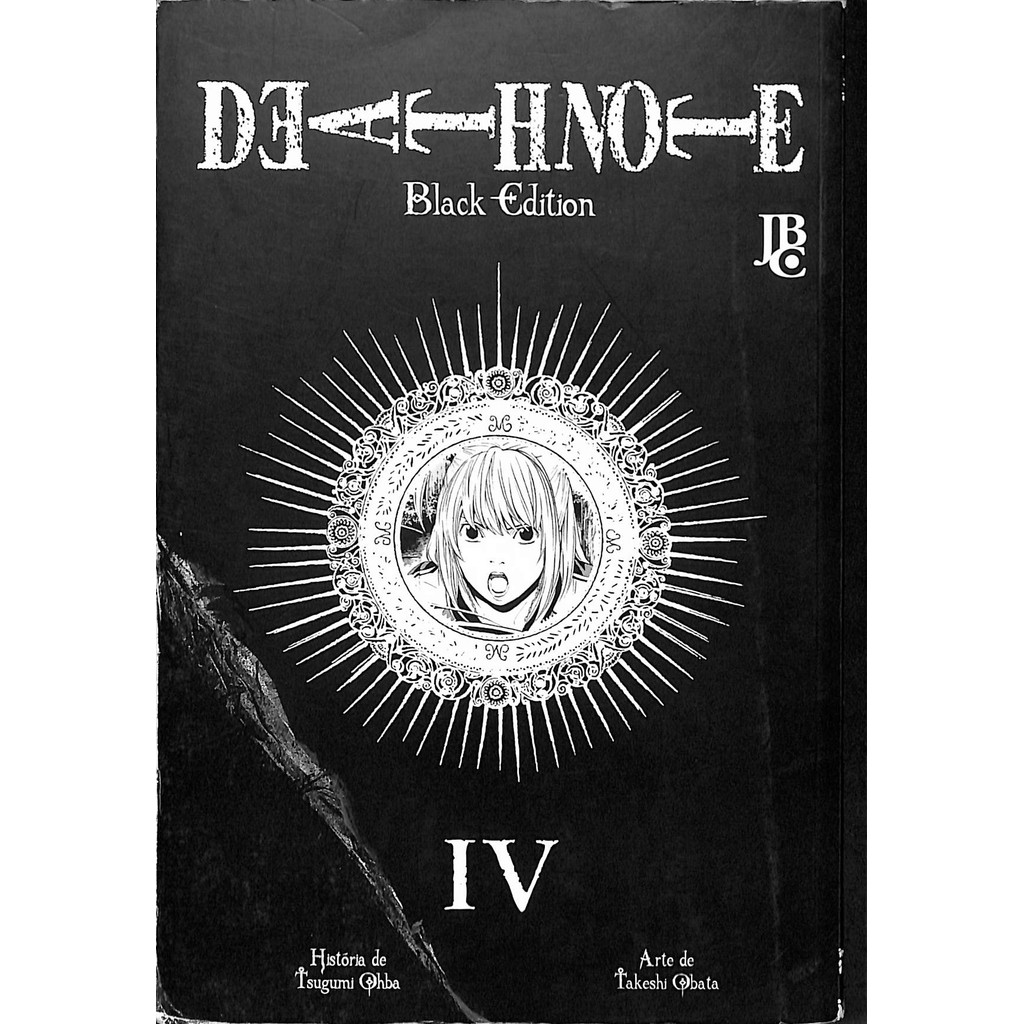 LIVRO DEATH NOTE BLACK EDITION - VOL. 4 DE TAKESHI OBATA , TSUGUMI OHBA ...