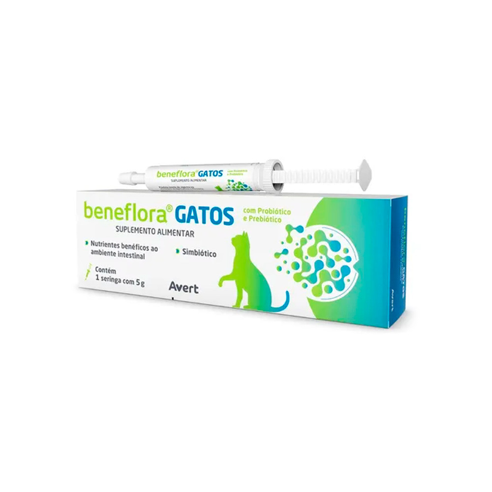 Beneflora Gatos 5g - Suplemento Alimentar para Gatos | Shopee Brasil