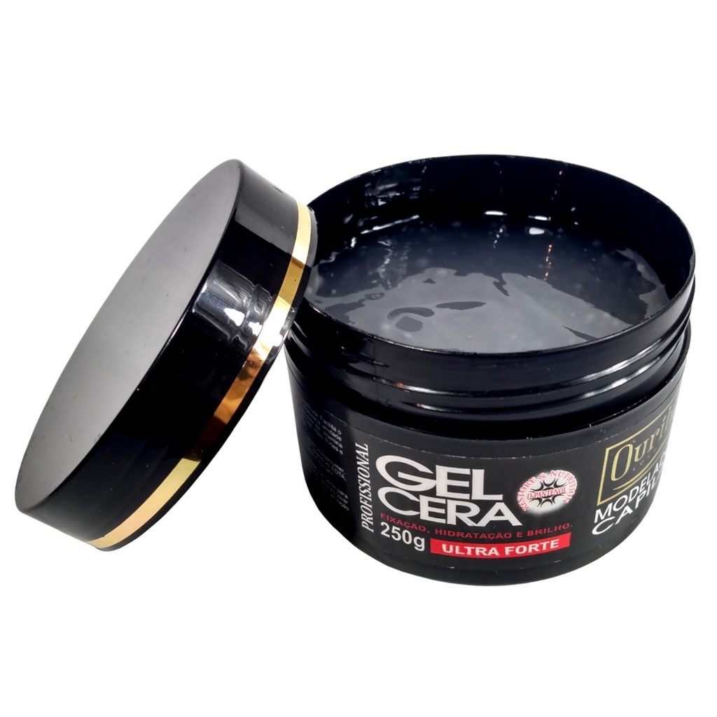 Gel Cera Capilar Ultra Forte Ouribel 250g | Shopee Brasil