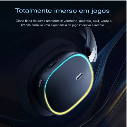 Baseus-Wireless Gaming Headphone GH02 com microfone, Bluetooth 5.3 ...
