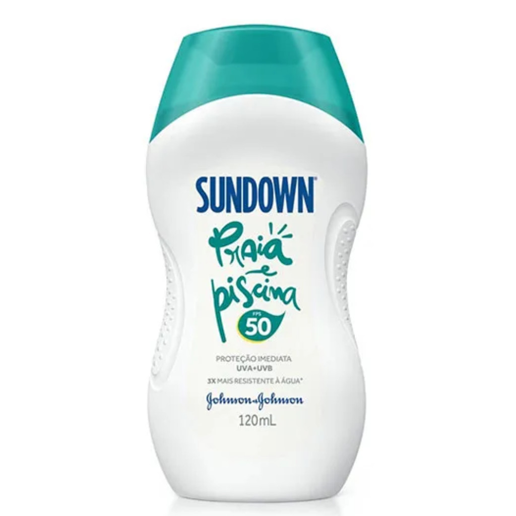 Protetor Solar Sundown Praia e Piscina FPS 50, 120ML | Shopee Brasil