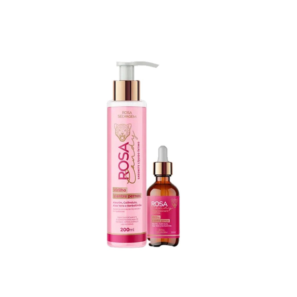 Kit Rosa Candy + Sabonete Intimo - Rosa Selvagem | Shopee Brasil