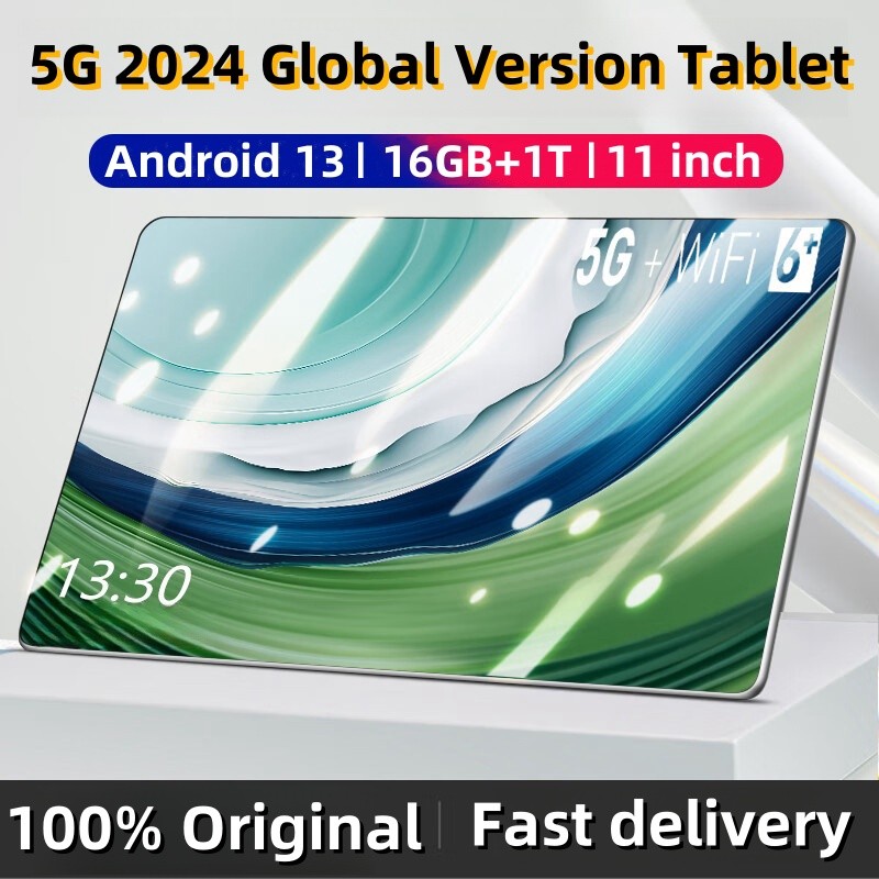 5g 2024 edição Global 11 Polegada Android 13 Deca Core 16GB RAM + 1T ...