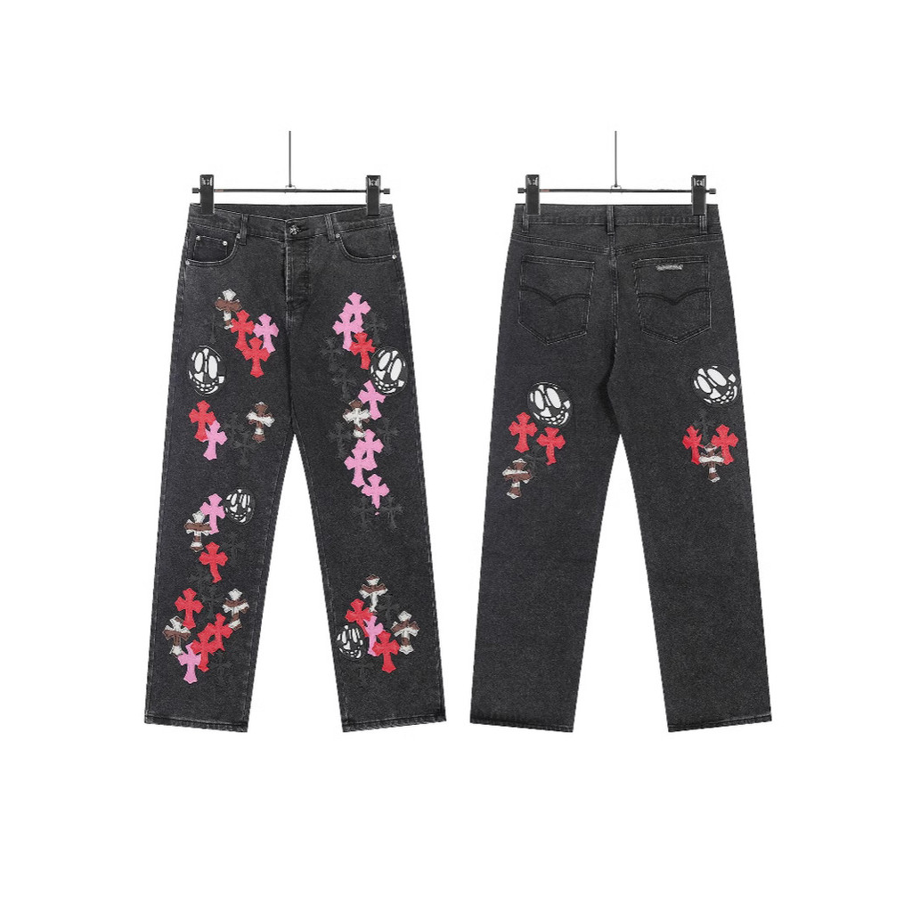 YDVN Chrome Hearts Três Cores Patchwork Element Rapper Nomi Mesmo ...