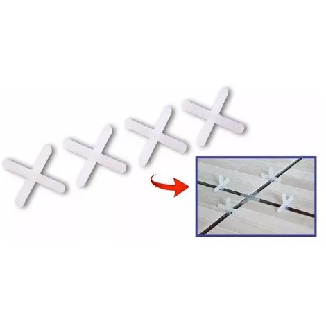 ESPACADOR PISO CRUZETA, 2,0MM C/100 200/1 | Shopee Brasil