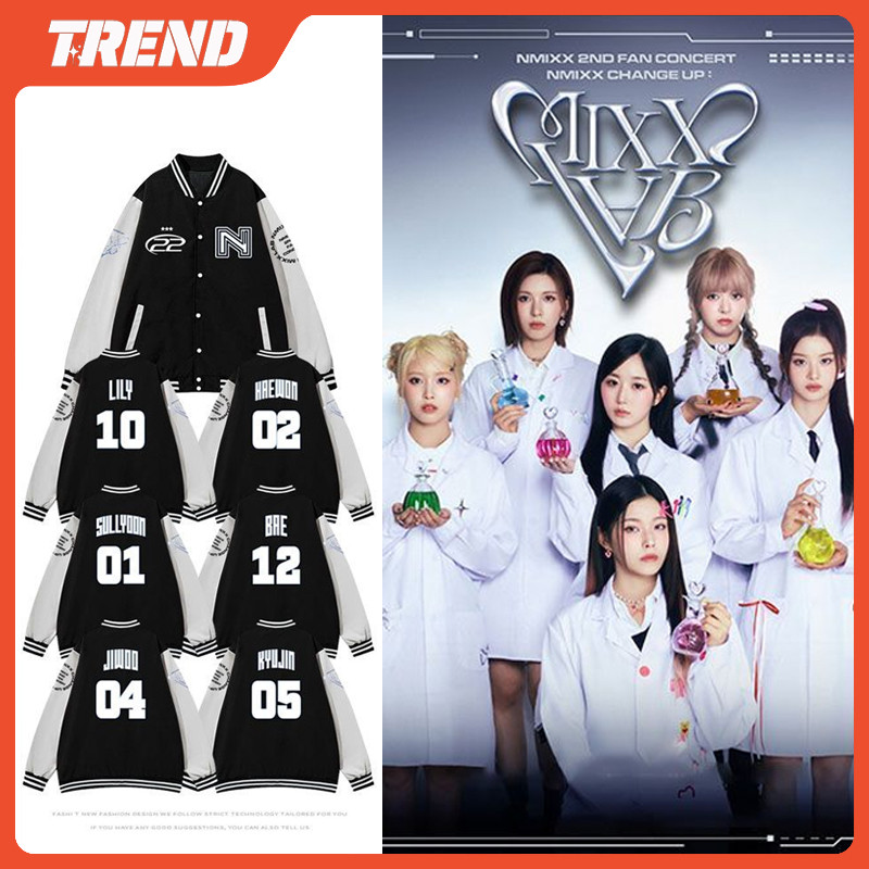 NMIXX CHANGE UP : MIXX LAB Merch Uniforme De Beisebol Masculino E ...