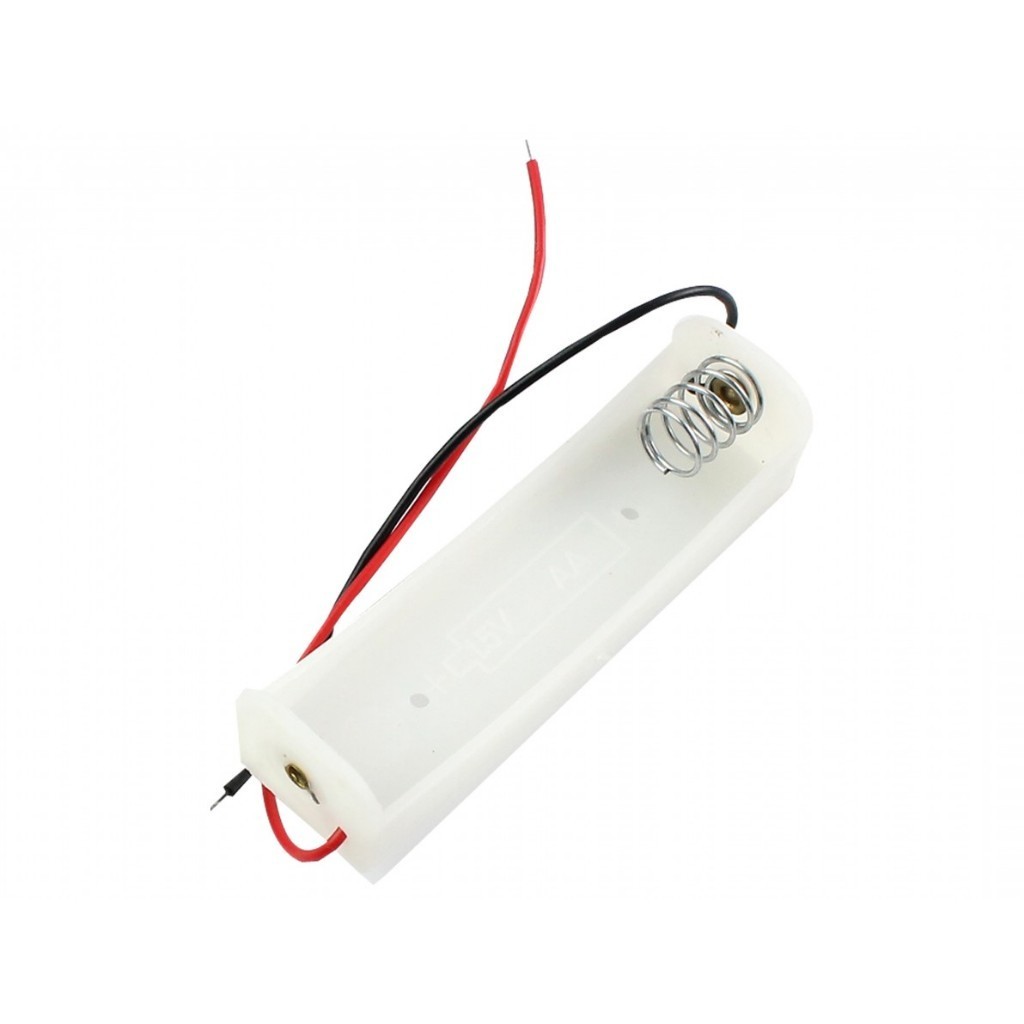 Kit componentes Suporte Pilhas Para 1 Pilha Aa Branco Arduino DIY ...