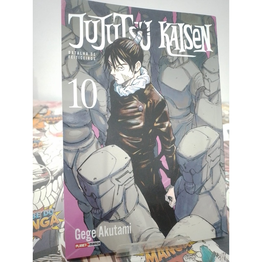 JUJUTSU KAISEN VOL. 10 [MANGÁ] [PANINI] [SHONEN] [LUTA] | Shopee Brasil