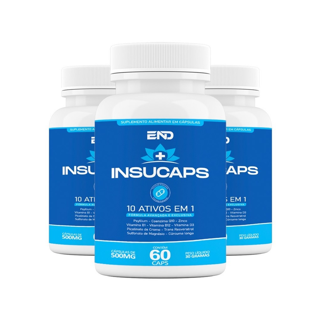 Insucaps 3 potes - Envio rápido | Shopee Brasil