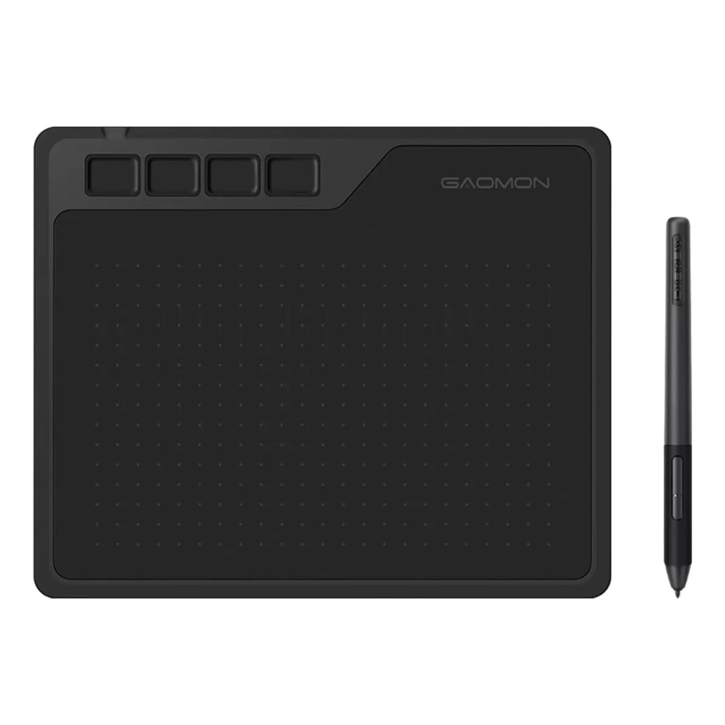 Mesa Digitalizadora Gaomon S620 Black | Shopee Brasil