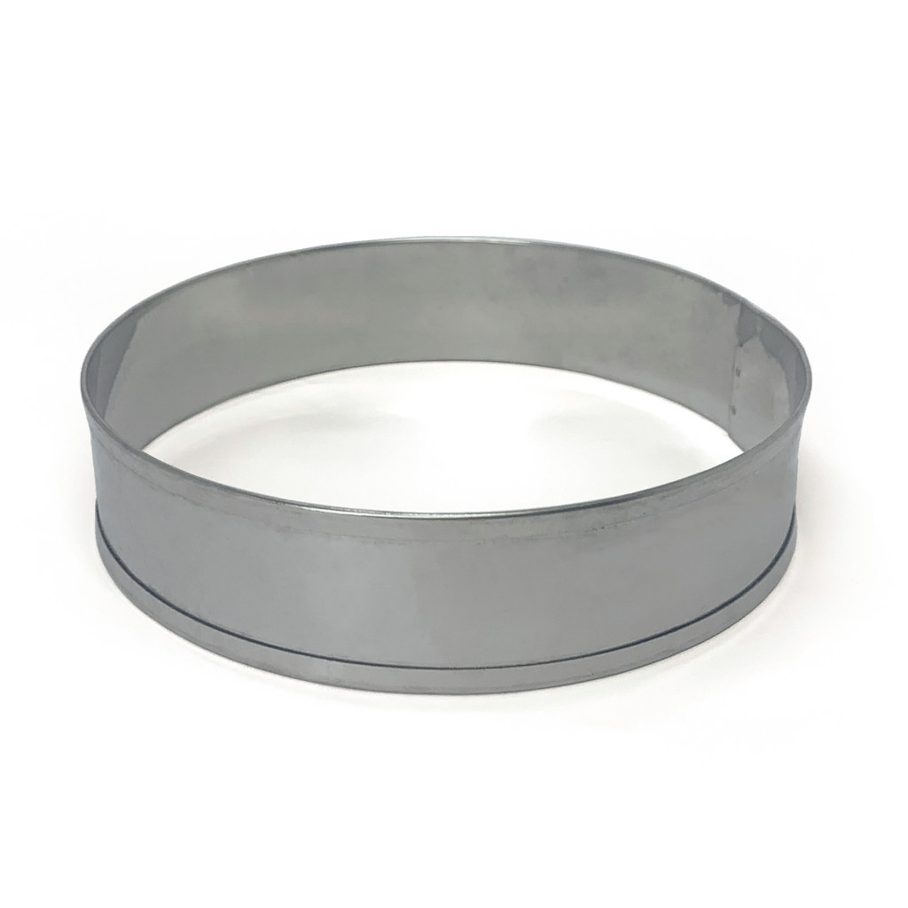 FORMA ARO INOX 16,50 CM PARA PÃO DE BAURU HAMBURGUER - KIT 20 UNIDADES ...