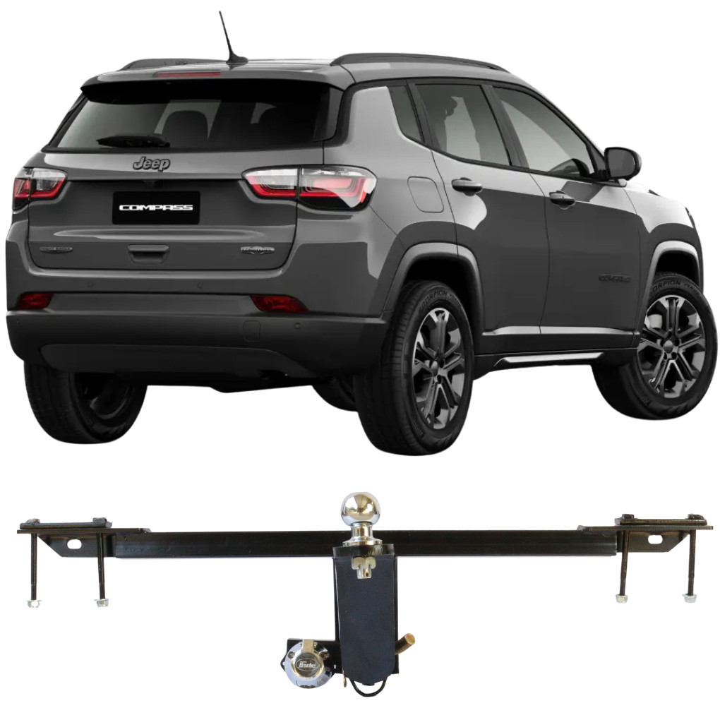 Engate Removivel Compass TD 4x4 350 2021 A 24 Reboque 700kg | Shopee Brasil