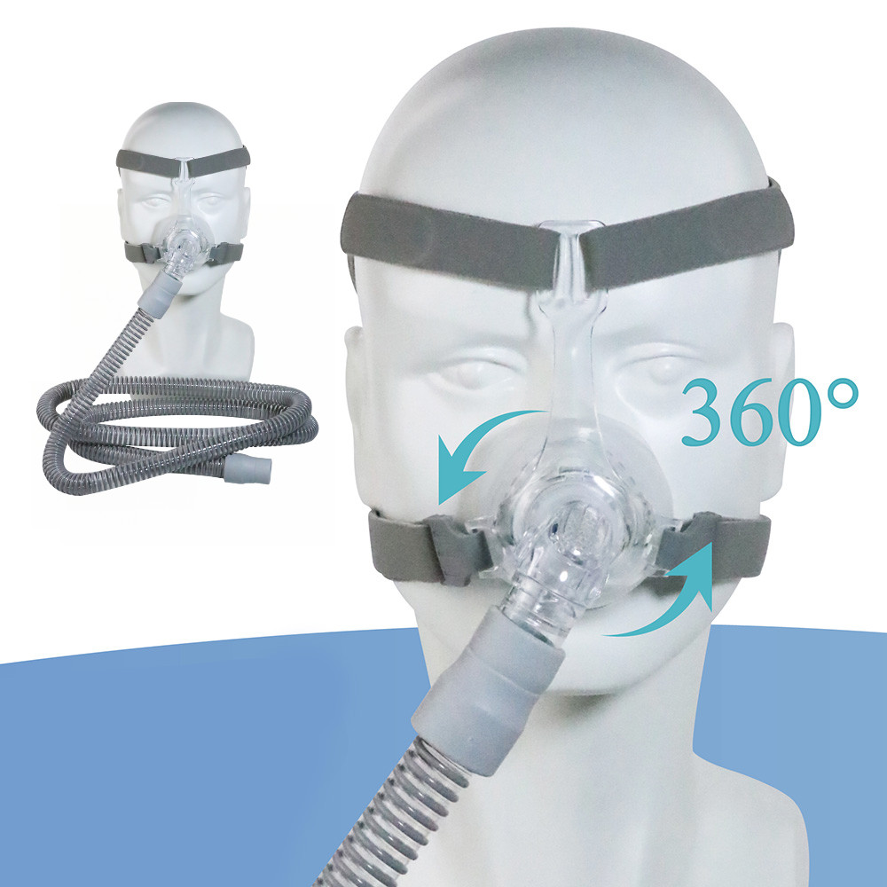Máscara Facial CPAP Reutilizável Universal APAP BIPAP Acessórios Para ...