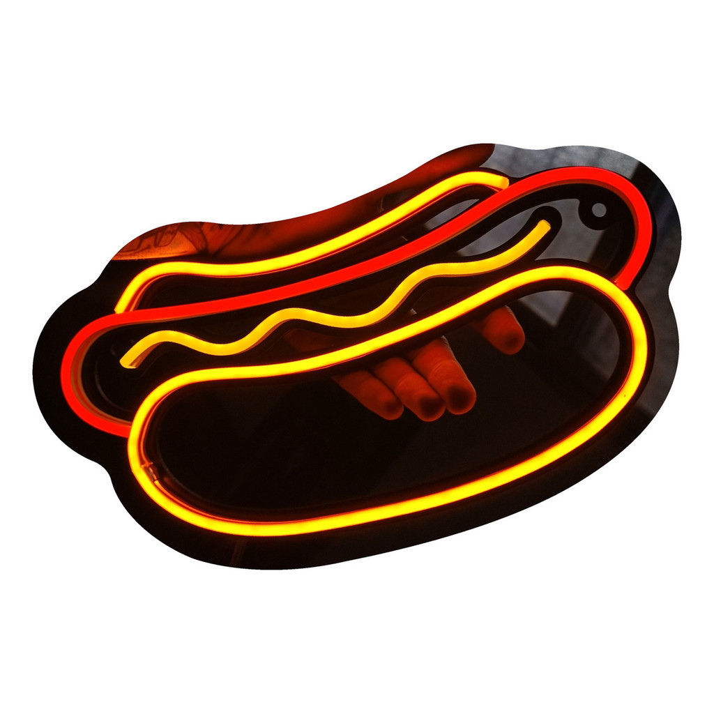 Neon Led Hot Dog 30x20 Cm | Shopee Brasil