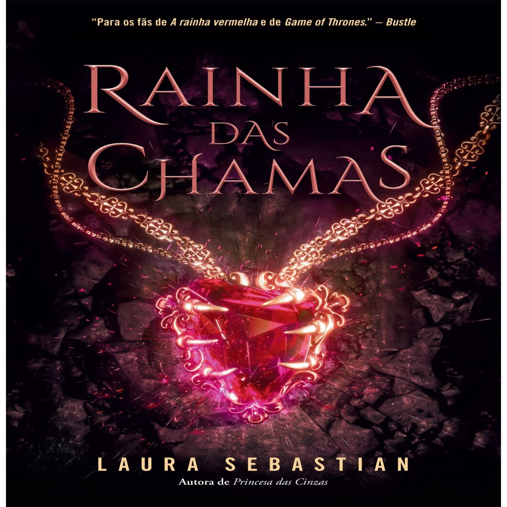 Rainha das chamas autor Sebastian, Laura | Shopee Brasil