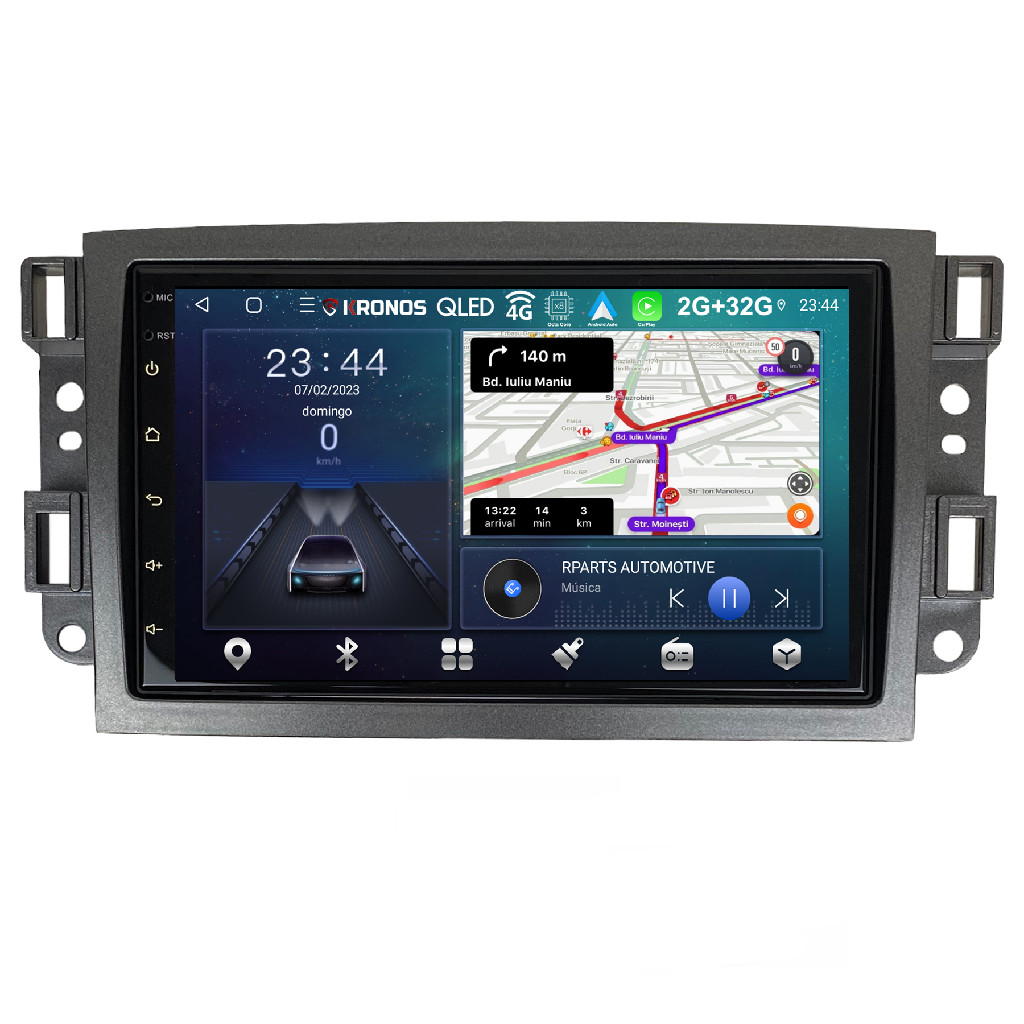 Kit Multimidia 7 Polegadas Android GM Captiva 2008 a 2015 | Shopee Brasil