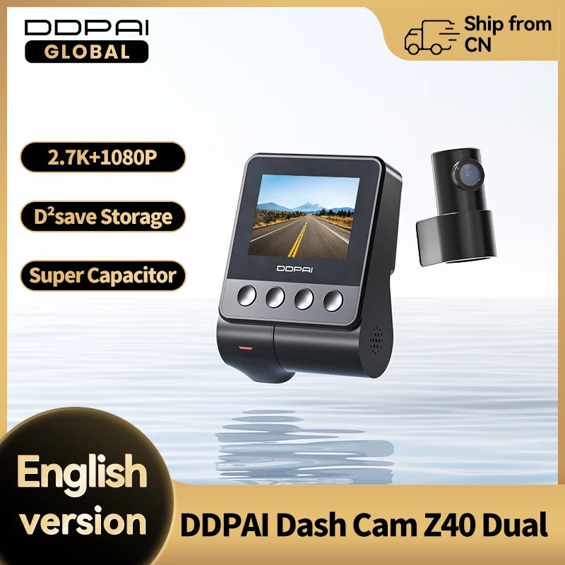 DDPAI Z40 Dash Cam Câmera de Carro Gravador Sony IMX335 1944P Vídeo HD ...