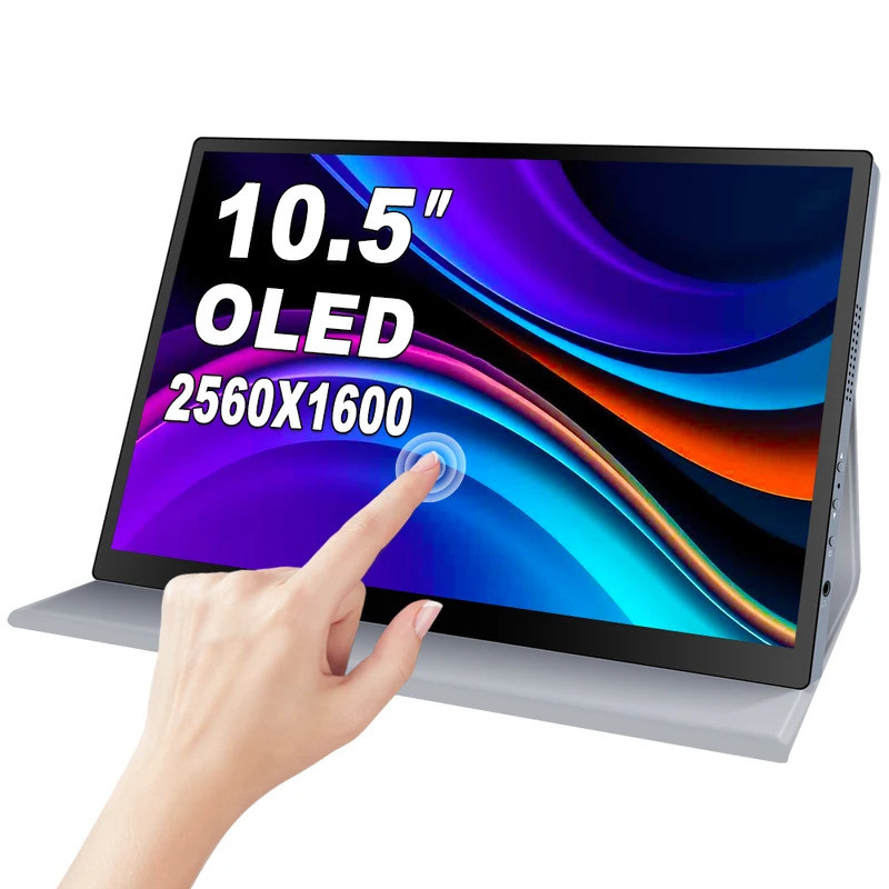 Monitor Portátil OLED 2K Touch 10,5 polegadas 2560X1600 Tela IPS 16:10 ...