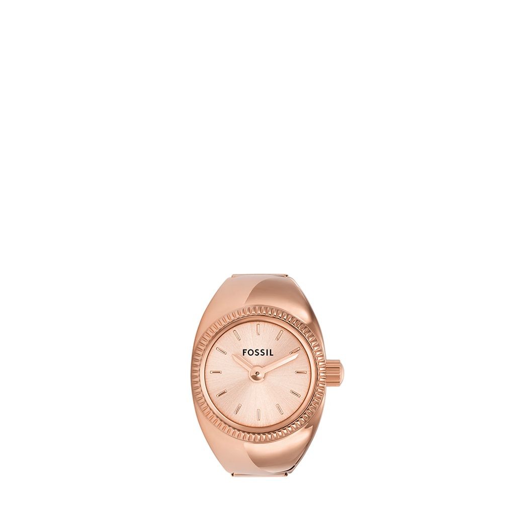 Relógio Fossil Feminino Watch Ring Rosé - ES5247/1JI | Shopee Brasil