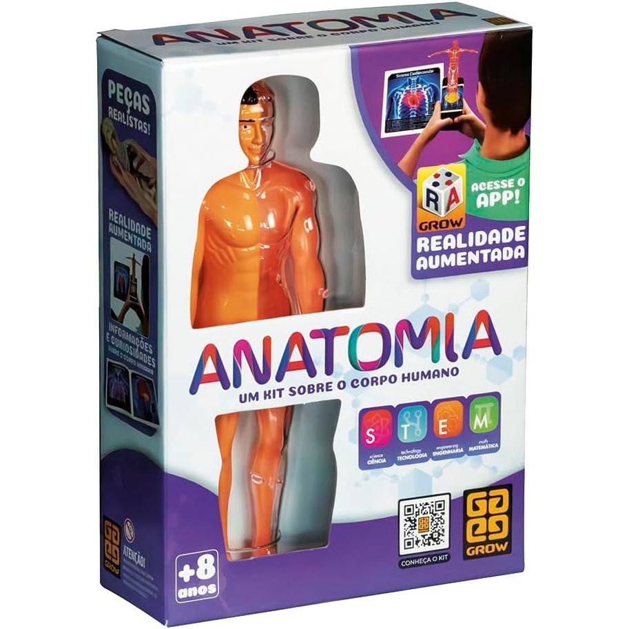 Jogo Anatomia Um Kit Sobre O Corpo Humano - Grow 4751 | Shopee Brasil