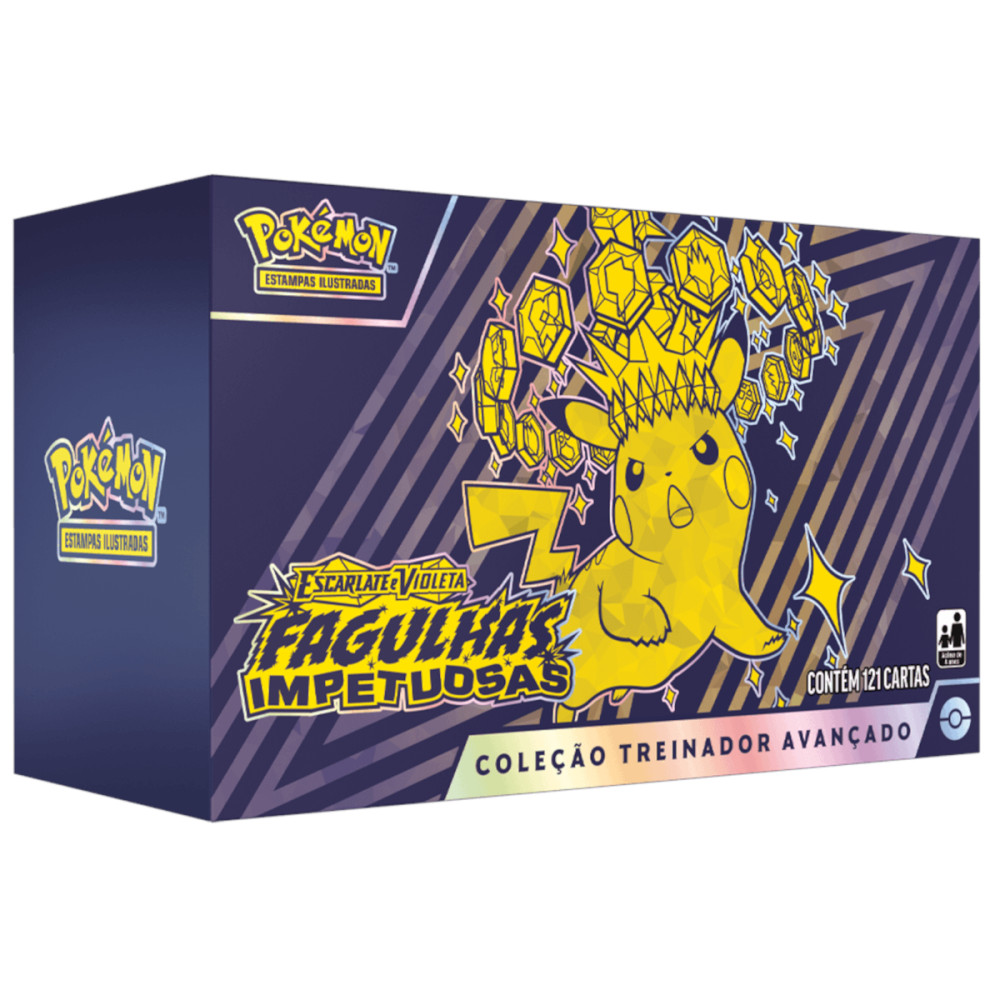 Box Pokemon Treinador Avançado EV8 Fagulhas Impetuosas | Shopee Brasil