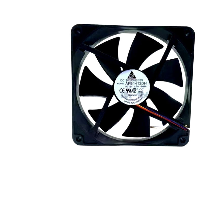 Novo Delta AFB1412DH 12v 0.7A 14025 14cm Ventilador de resfriamento de alto vento PWM de 4 fios ...