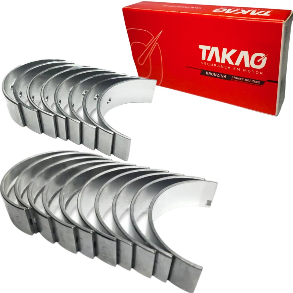 Kit Bronzina Mancal E Biela Casquilho Fixo Movel Fiesta Ka Ecosport Focus Courier 1.0 1.6 8v ...