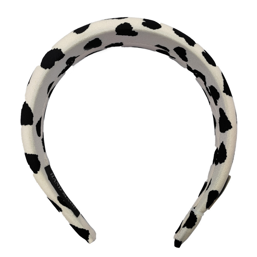Tiara Arco de Cabelo com Estampa Cow Print | Shopee Brasil