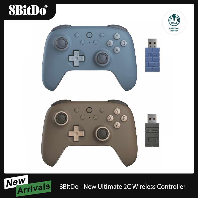 8BitDo Final 2C Controlador De Jogos Sem Fio Nova Cor Gamepad Joystick ...