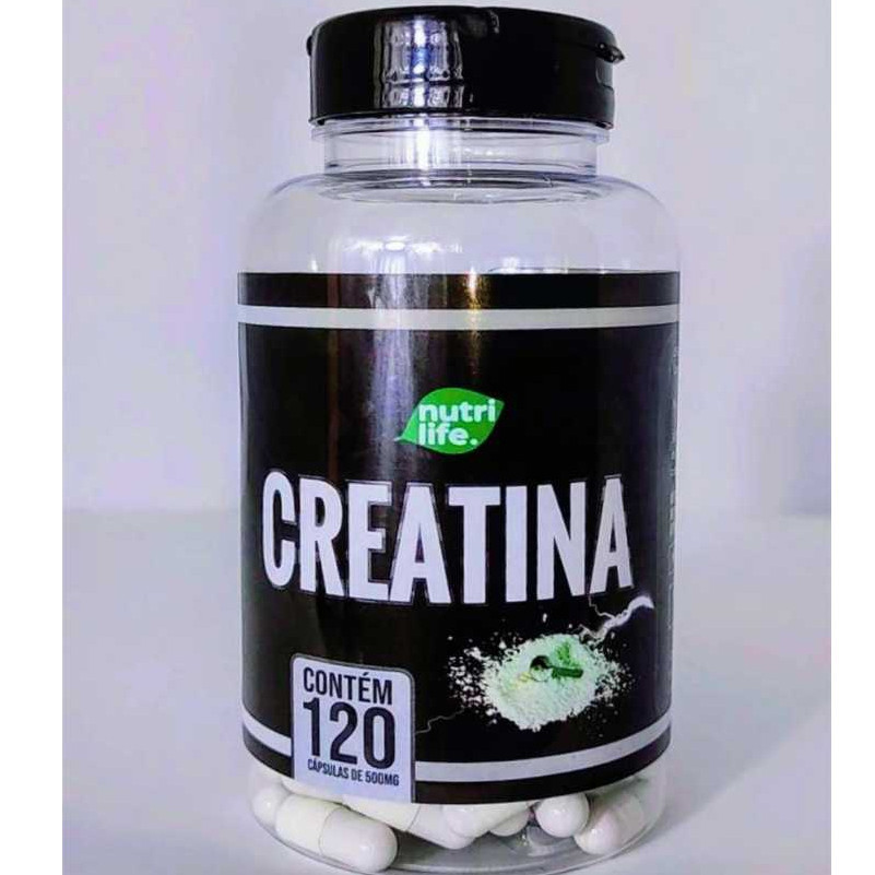 Creatina - Nutri Life - 120 cápsulas | Shopee Brasil