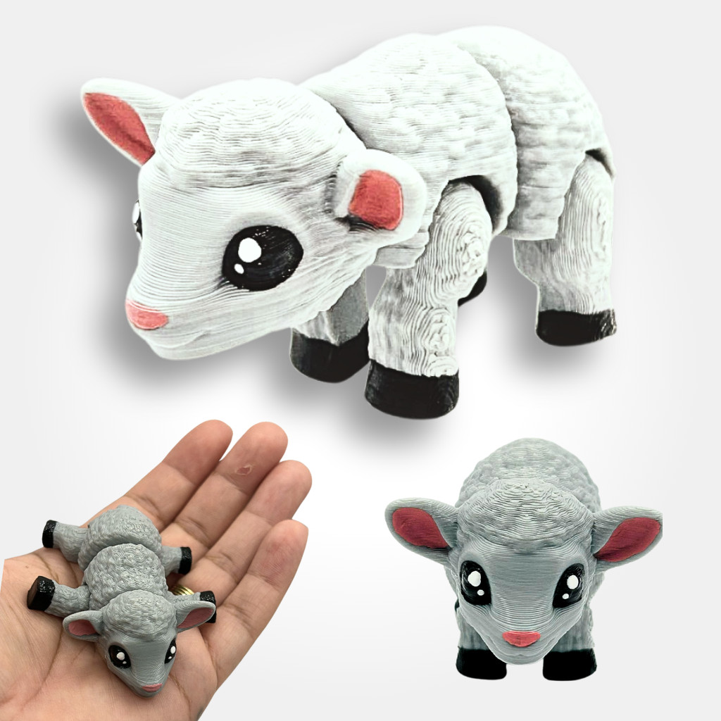 Mini Carneiro Articulado – Brinquedo Fidget Toy Fofo, Presente Criativo ...